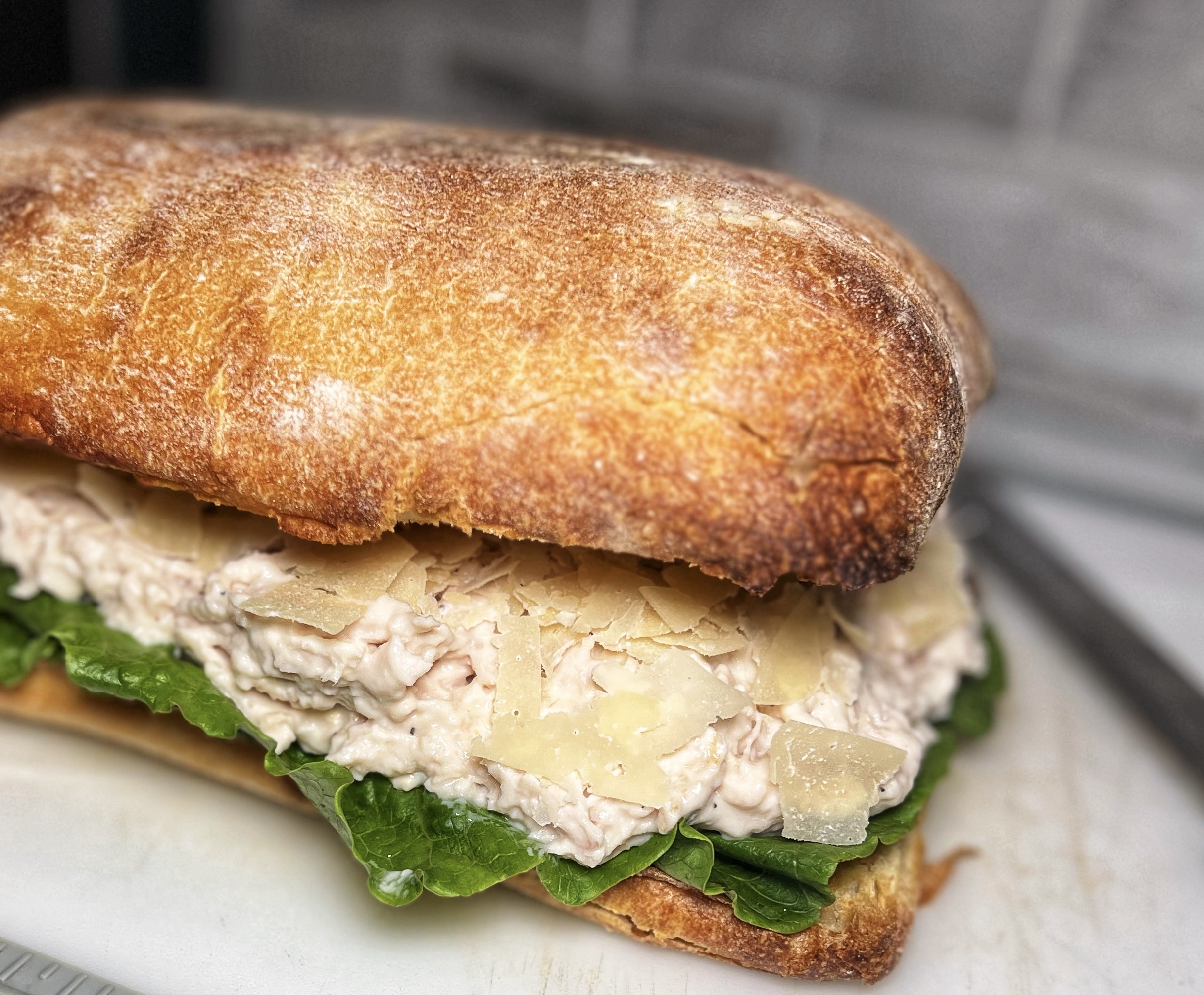 Famil style chicken Caesar sandwich – Fit Foodie Chicks
