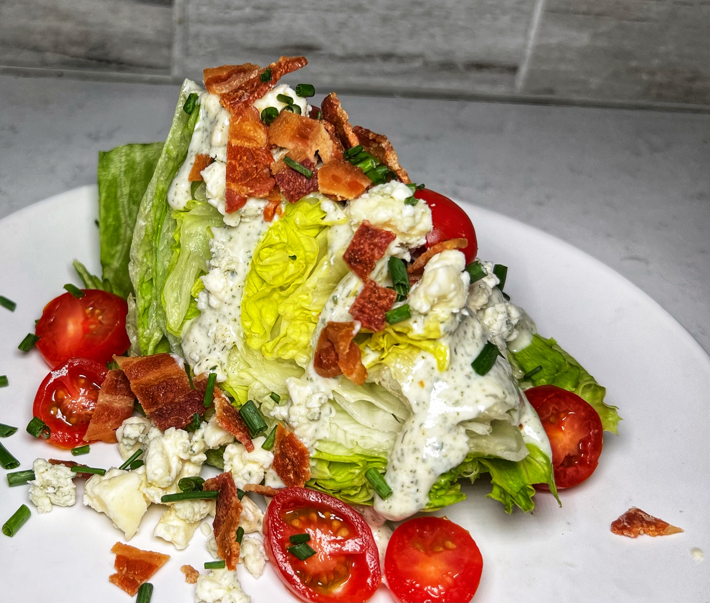 Classic wedge salad – Fit Foodie Chicks