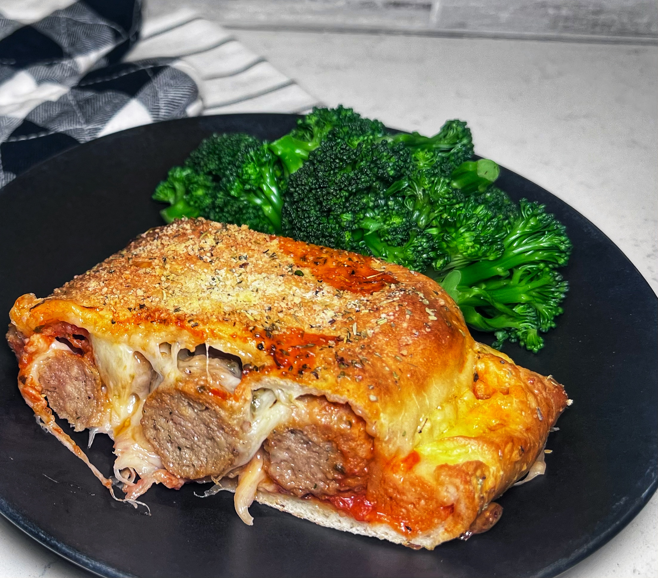 Meatball calzone – Fit Foodie Chicks